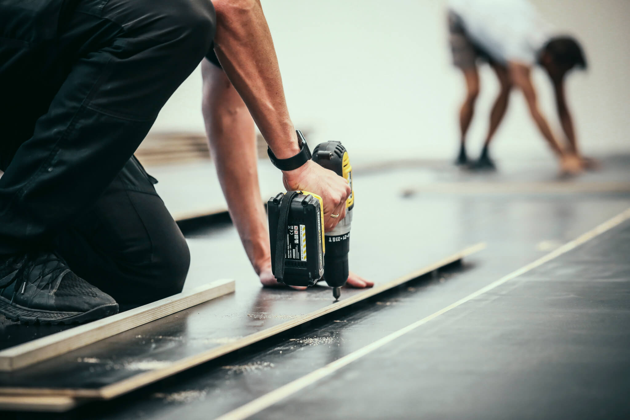 Harlequin floors for Junior Ballet Antwerp